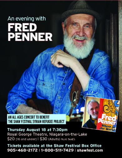 Beloved Family Entertainer Fred Penner To Perform At Shaw Festival’s ...