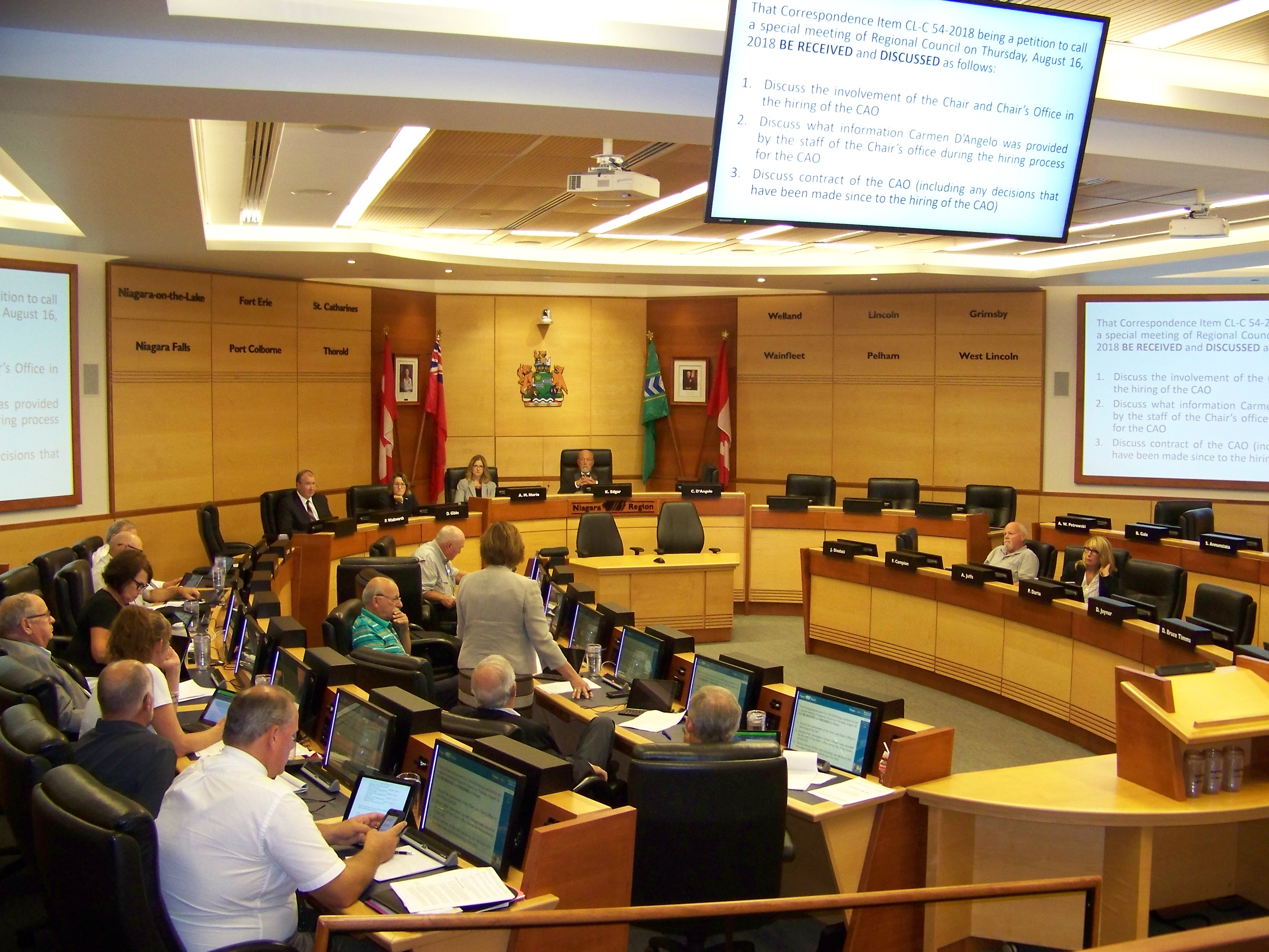 Niagara Regional Council’s August 16th ‘Special Meeting’ Was Mostly A ...