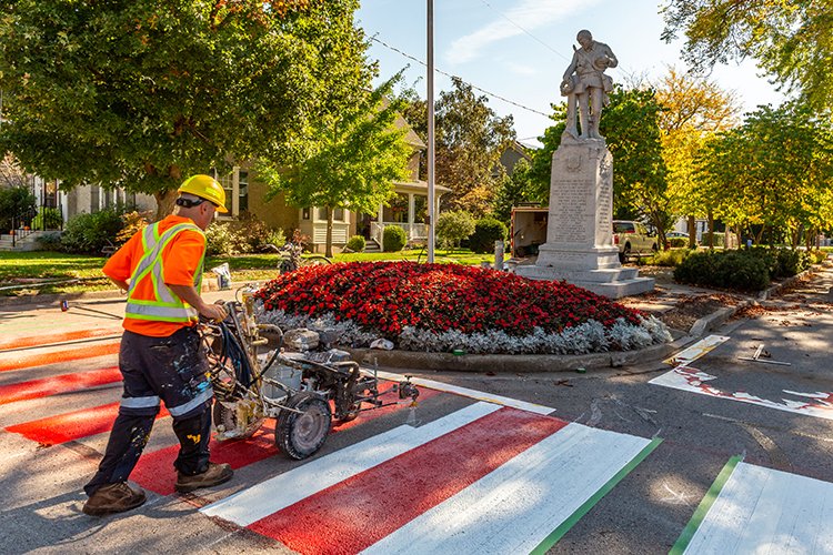 City Of St. Catharines Unveils Two Crosswalks Honouring Military ...